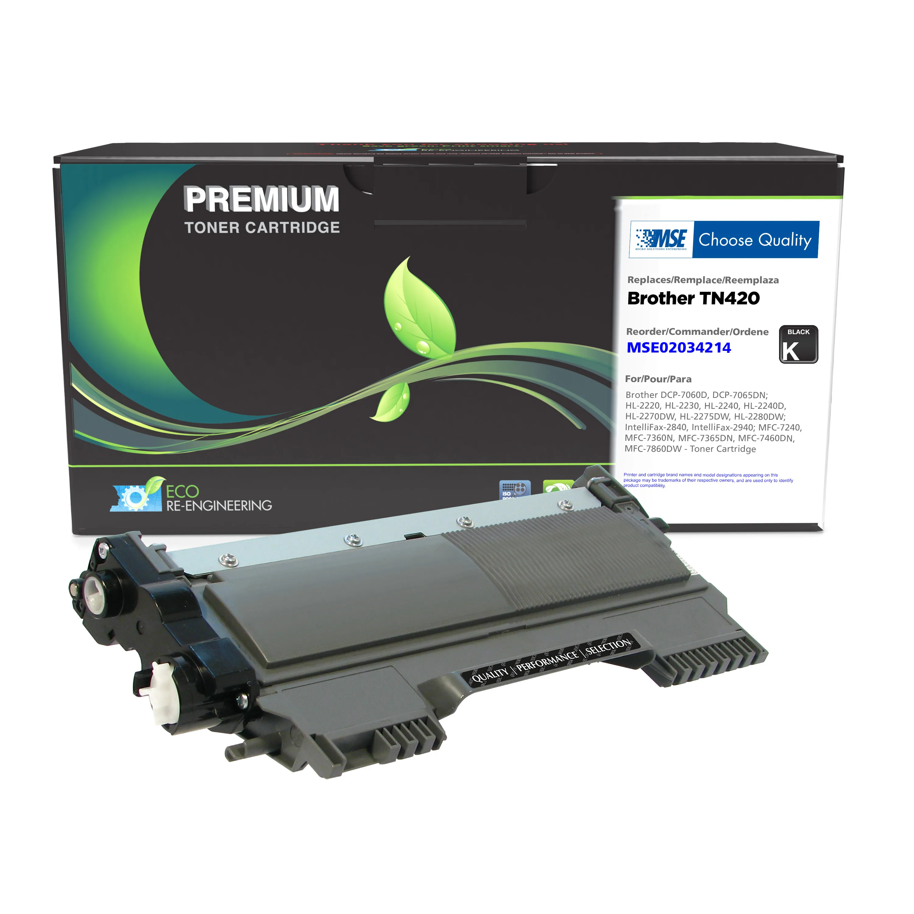 Brother TN420 Remanufactured Black Laser Cartridge | Clover Imaging ...