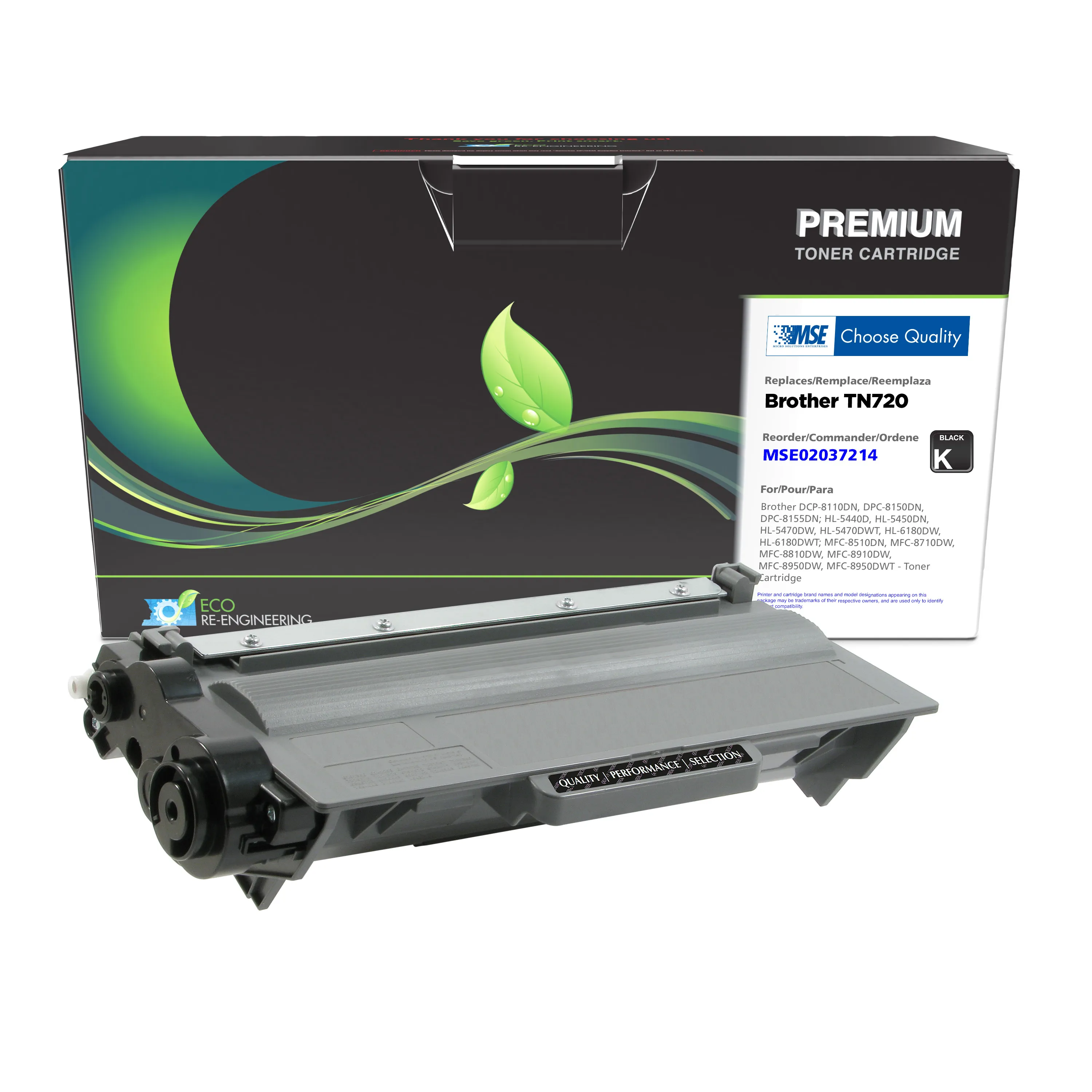 Brother TN720 Remanufactured Black Laser Cartridge | Clover Imaging ...