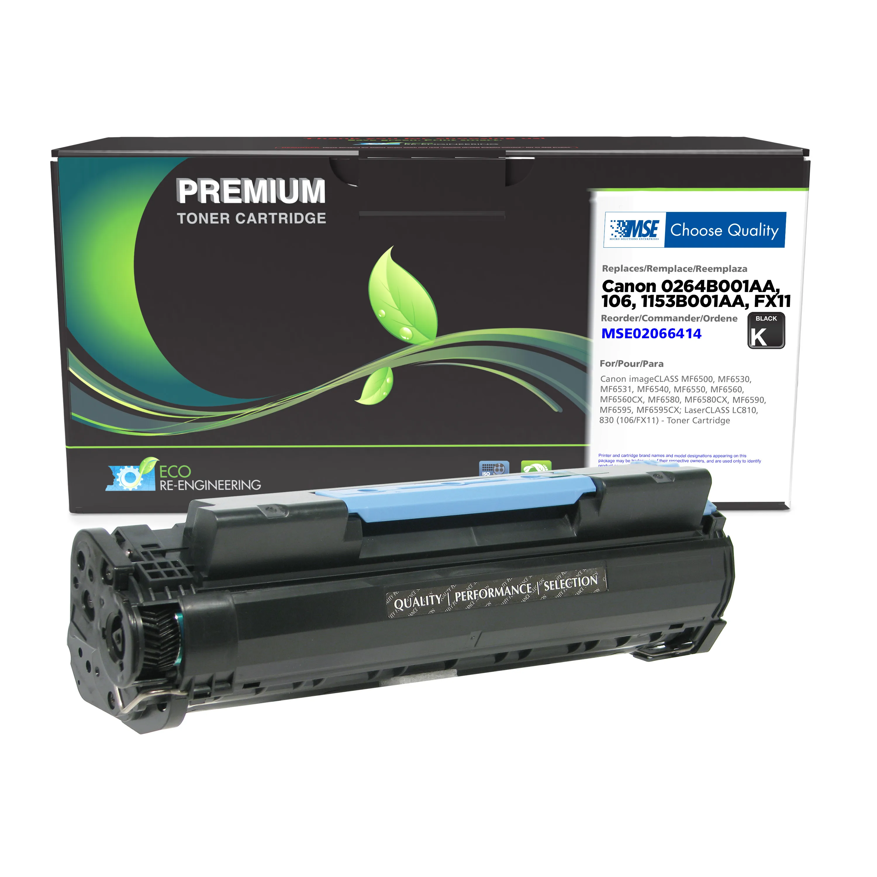 Canon 0264B001AA 1153B001AA Remanufactured Black Laser Cartridge ...
