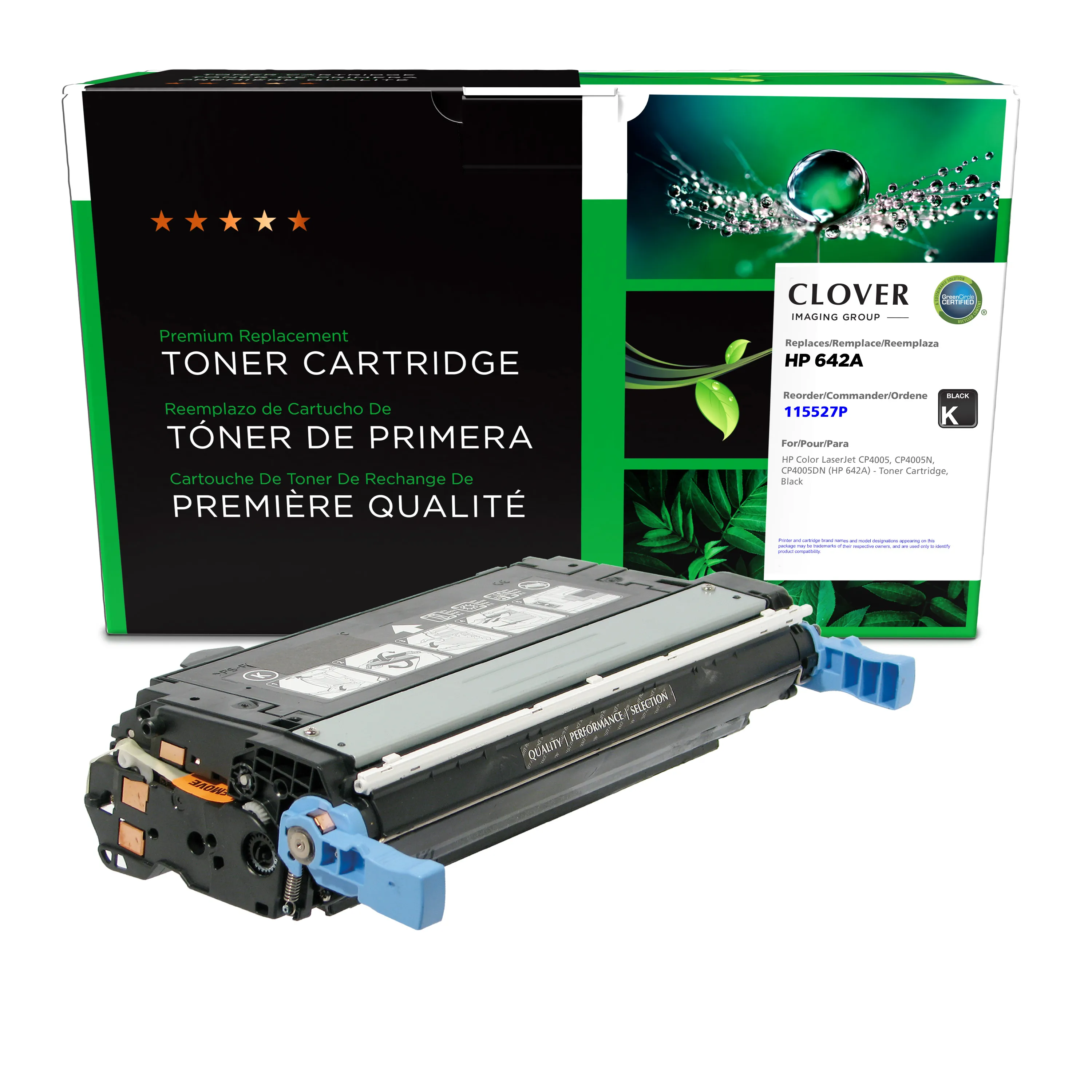 HP CB400A Remanufactured Black Color Laser Cartridge | Clover Imaging USA