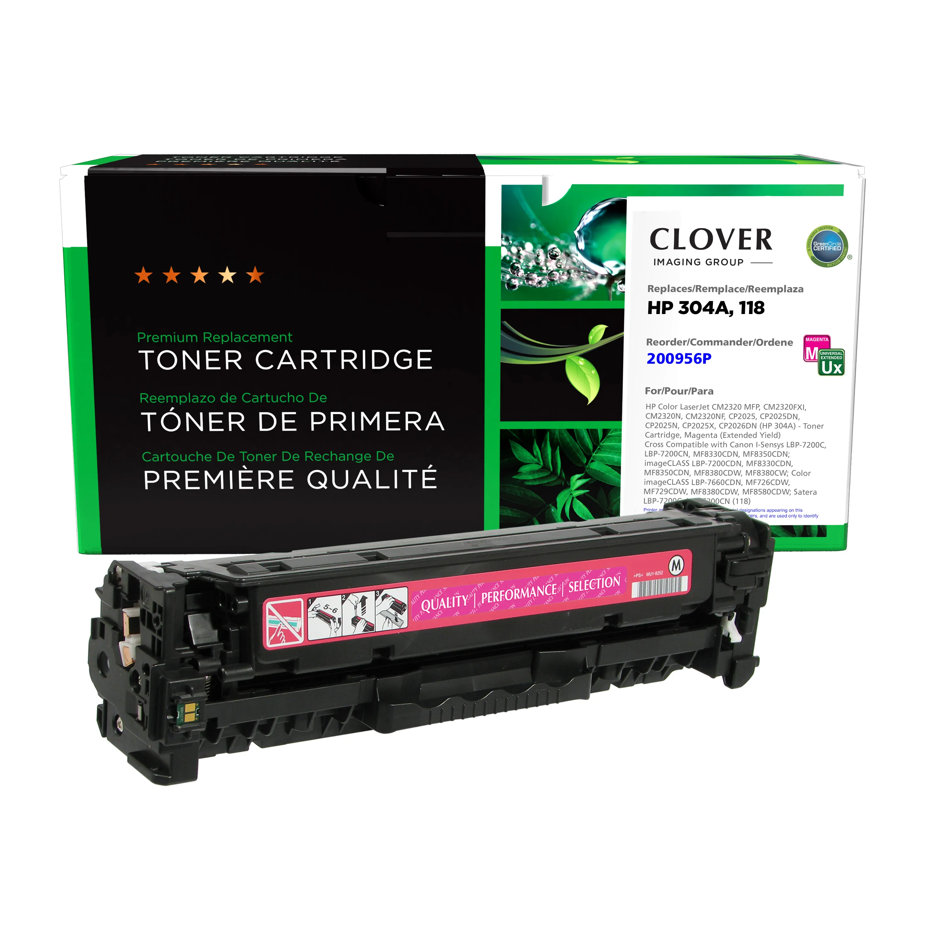 HP CC533A(J) Remanufactured Magenta Color Laser Cartridge | Clover ...