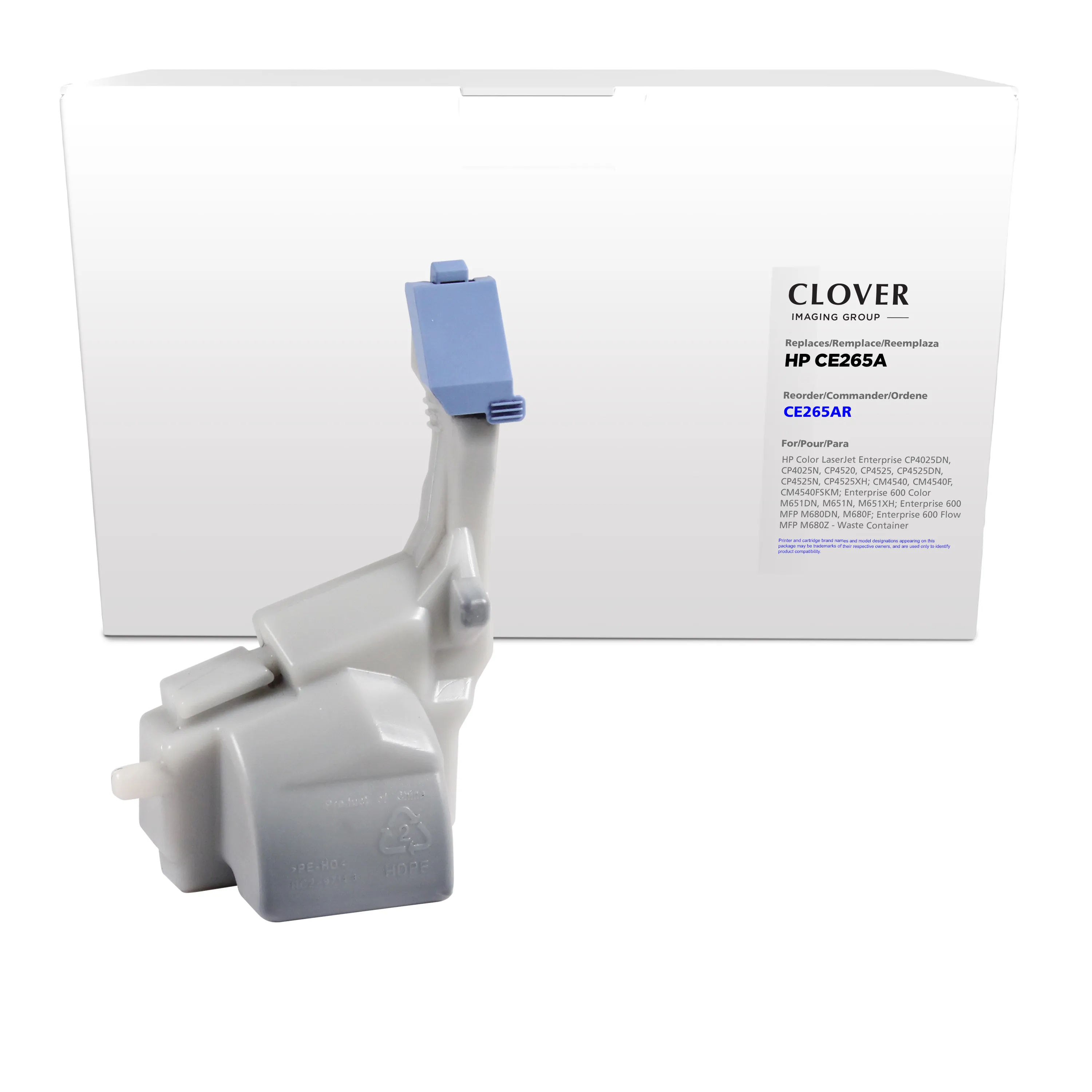 HP CE265A Remanufactured Waste Container | Clover Imaging USA