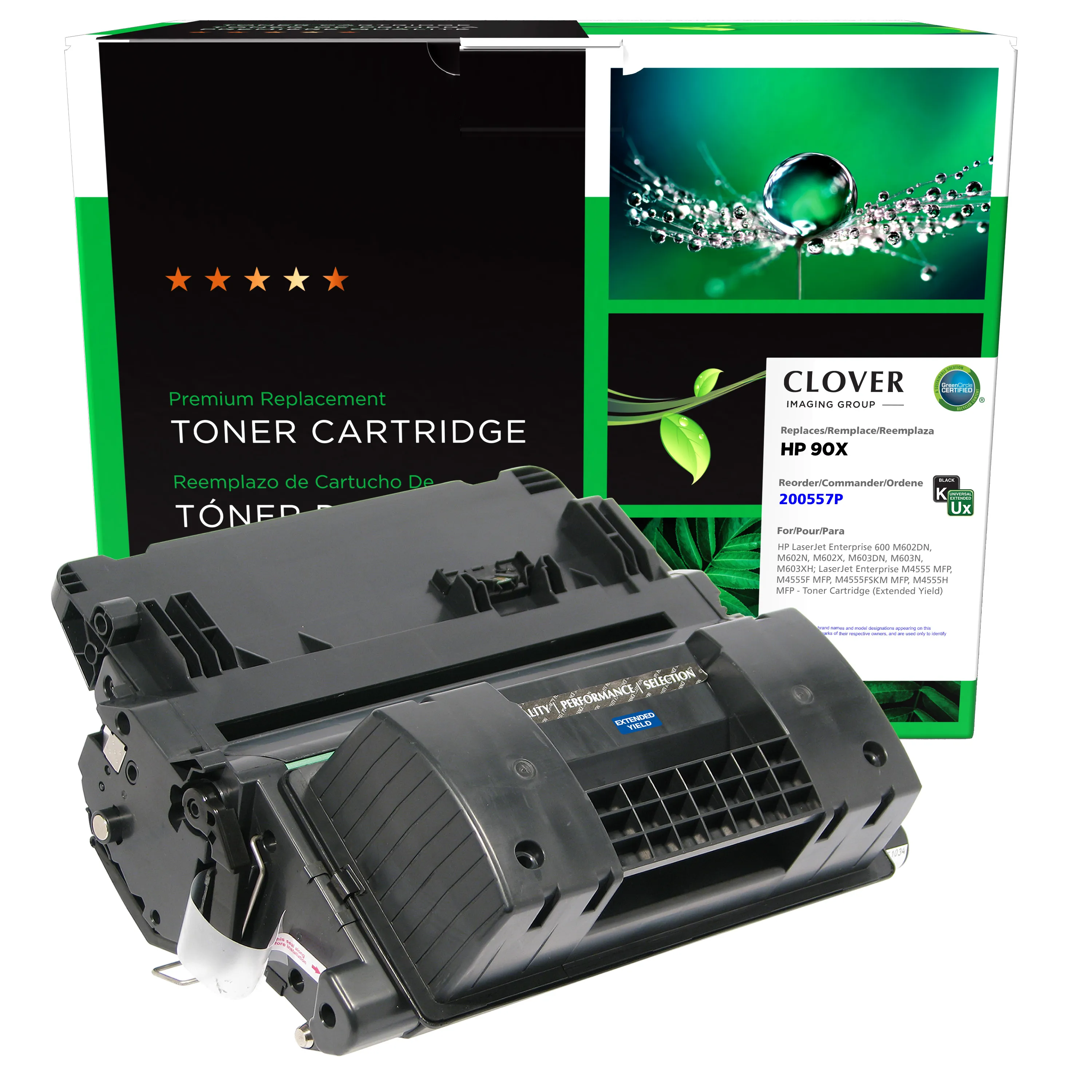 HP CE390X(J) Remanufactured Black Laser Cartridge | Clover Imaging USA