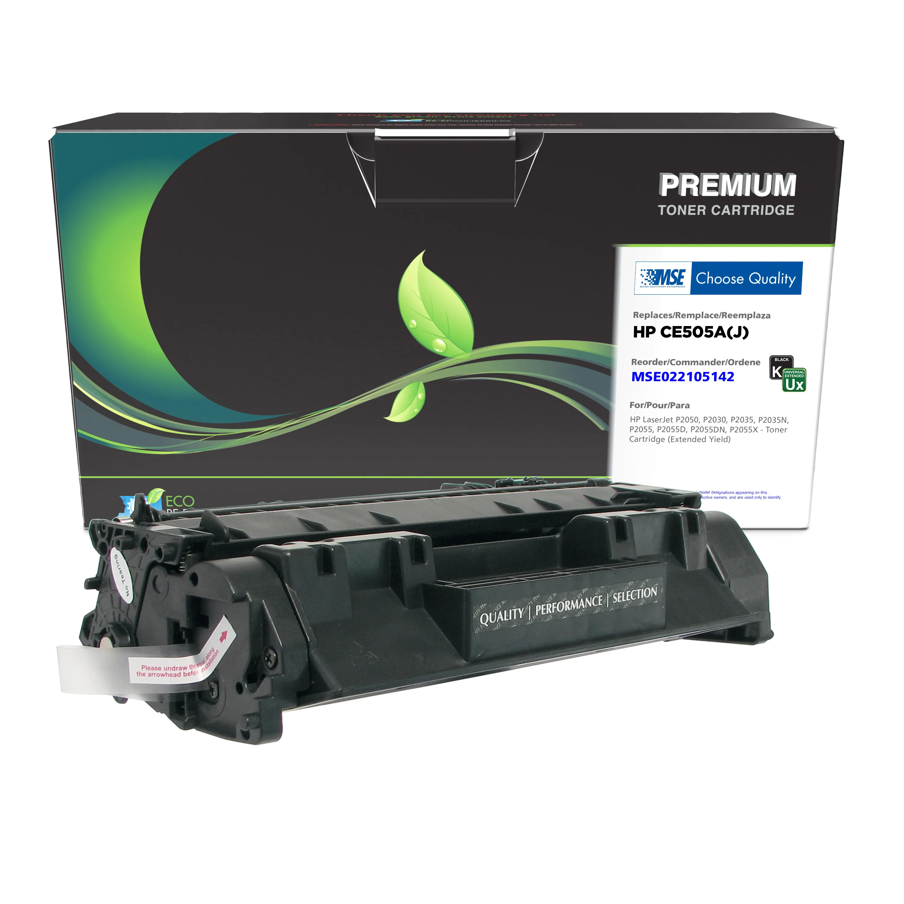 HP CE505A(J) Remanufactured Black Laser Cartridge | Clover Imaging USA