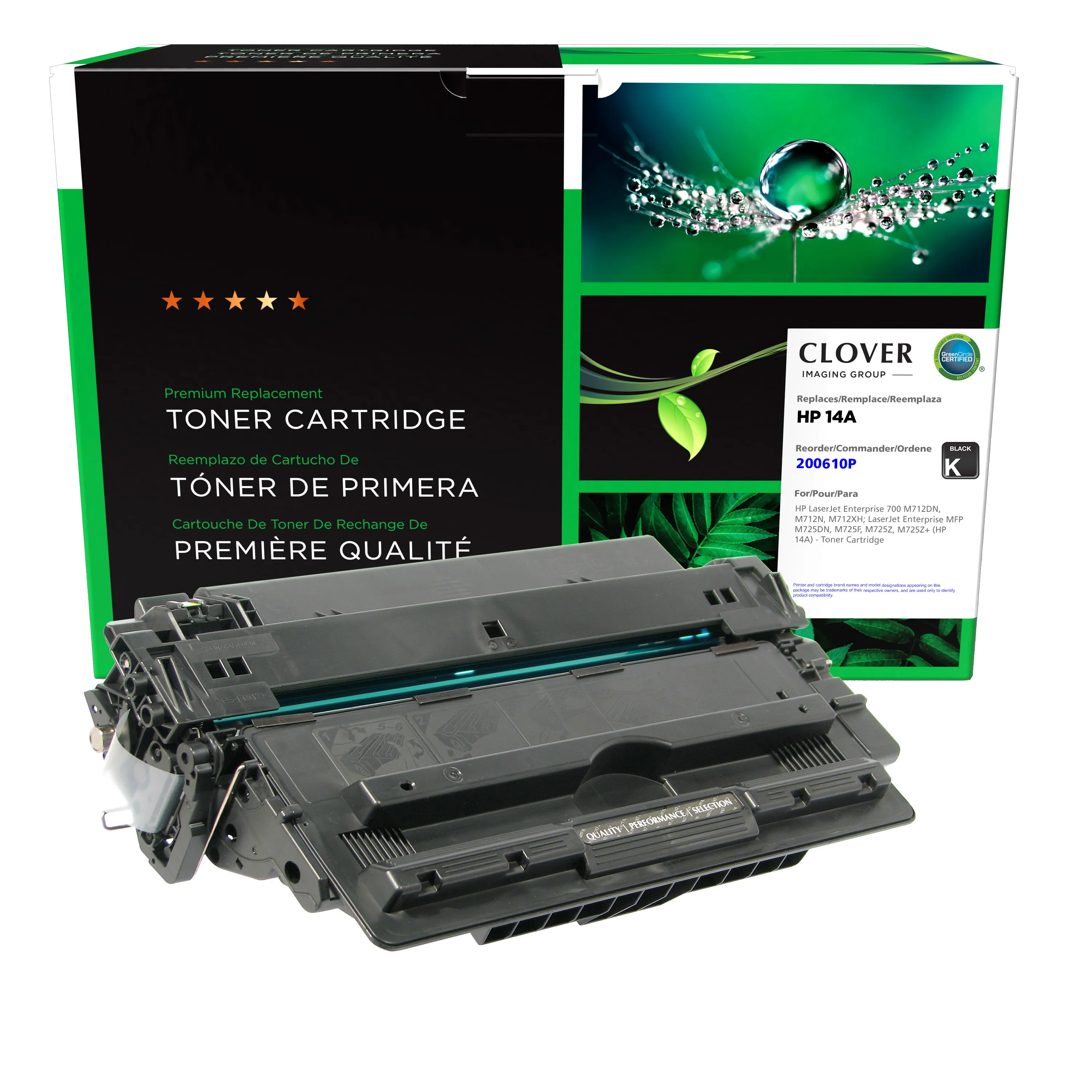 HP CF214A Remanufactured Black Laser Cartridge | Clover Imaging USA