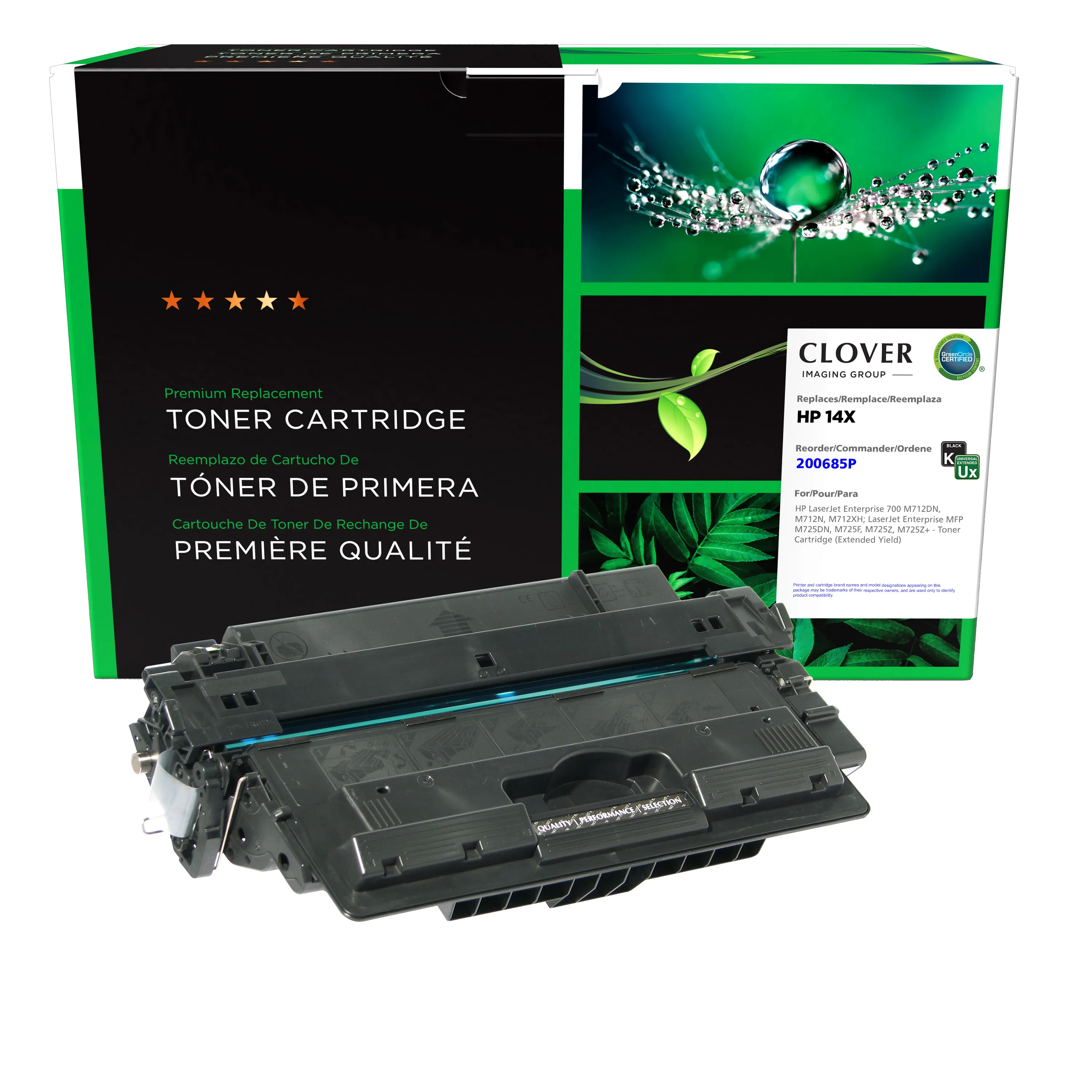 HP CF214X(J) Remanufactured Black Laser Cartridge | Clover Imaging USA