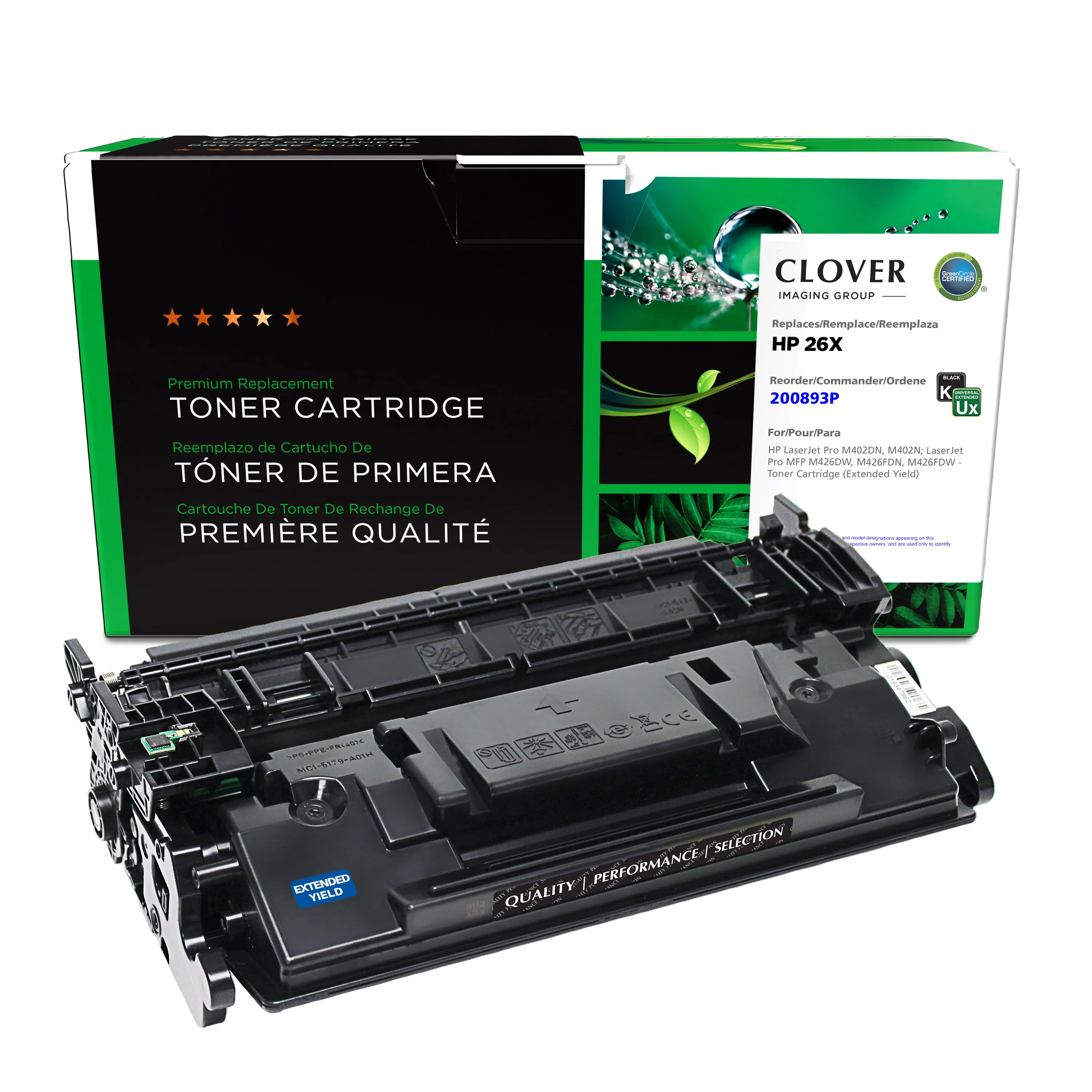 HP CF226X(J) Remanufactured Black Laser Cartridge | Clover Imaging USA