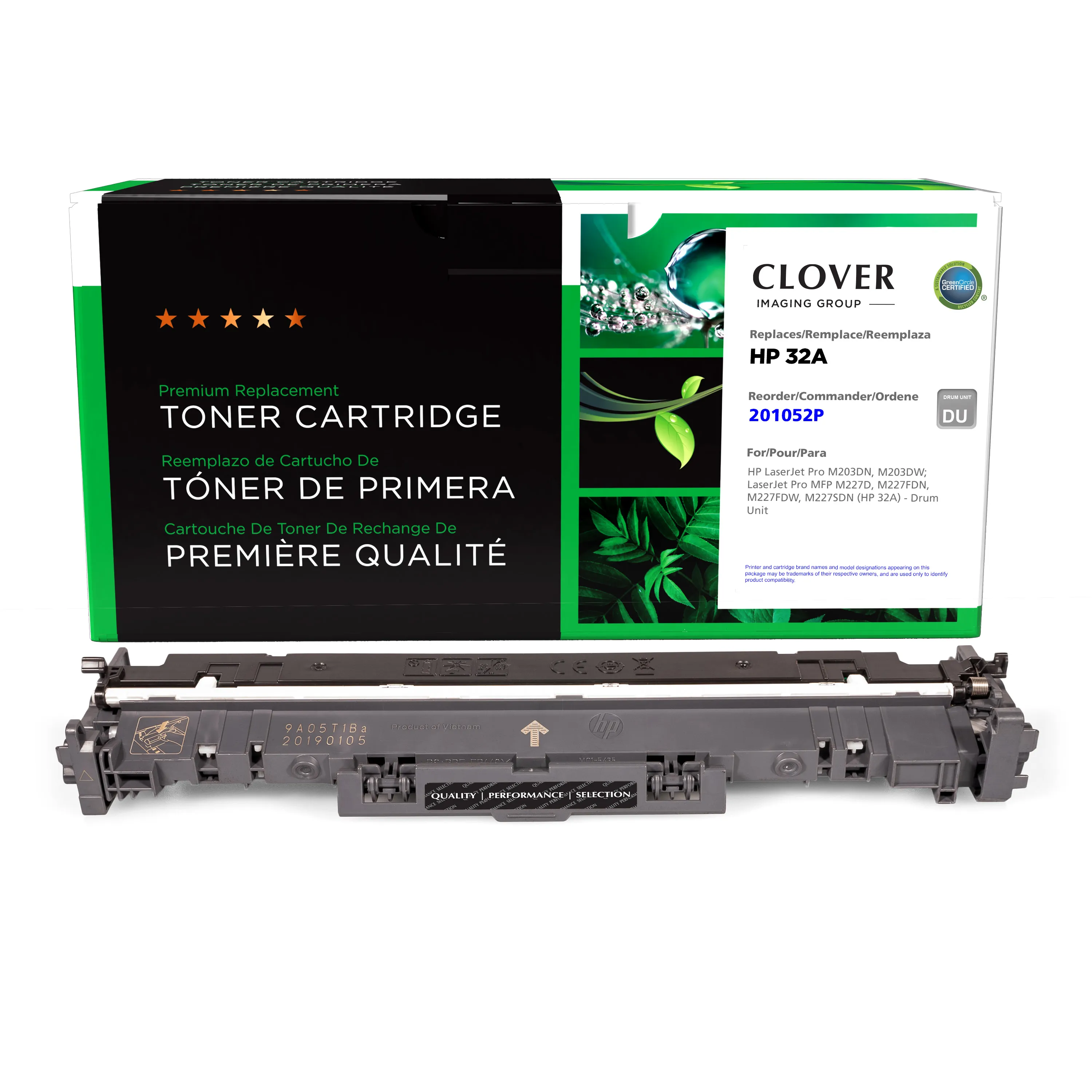 HP CF232A Remanufactured Black Laser Cartridge | Clover Imaging USA