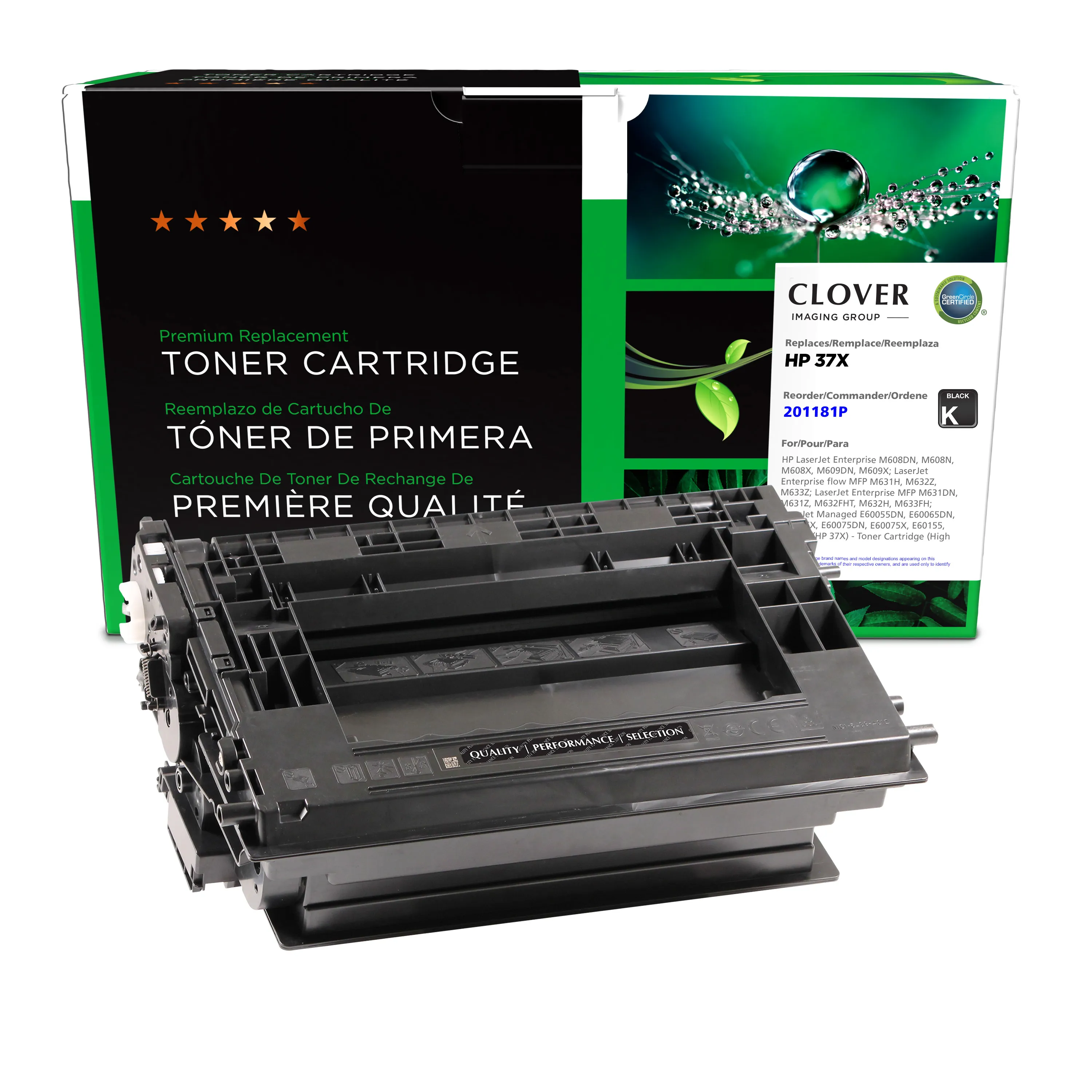 HP CF237X Remanufactured Black Laser Cartridge | Clover Imaging USA