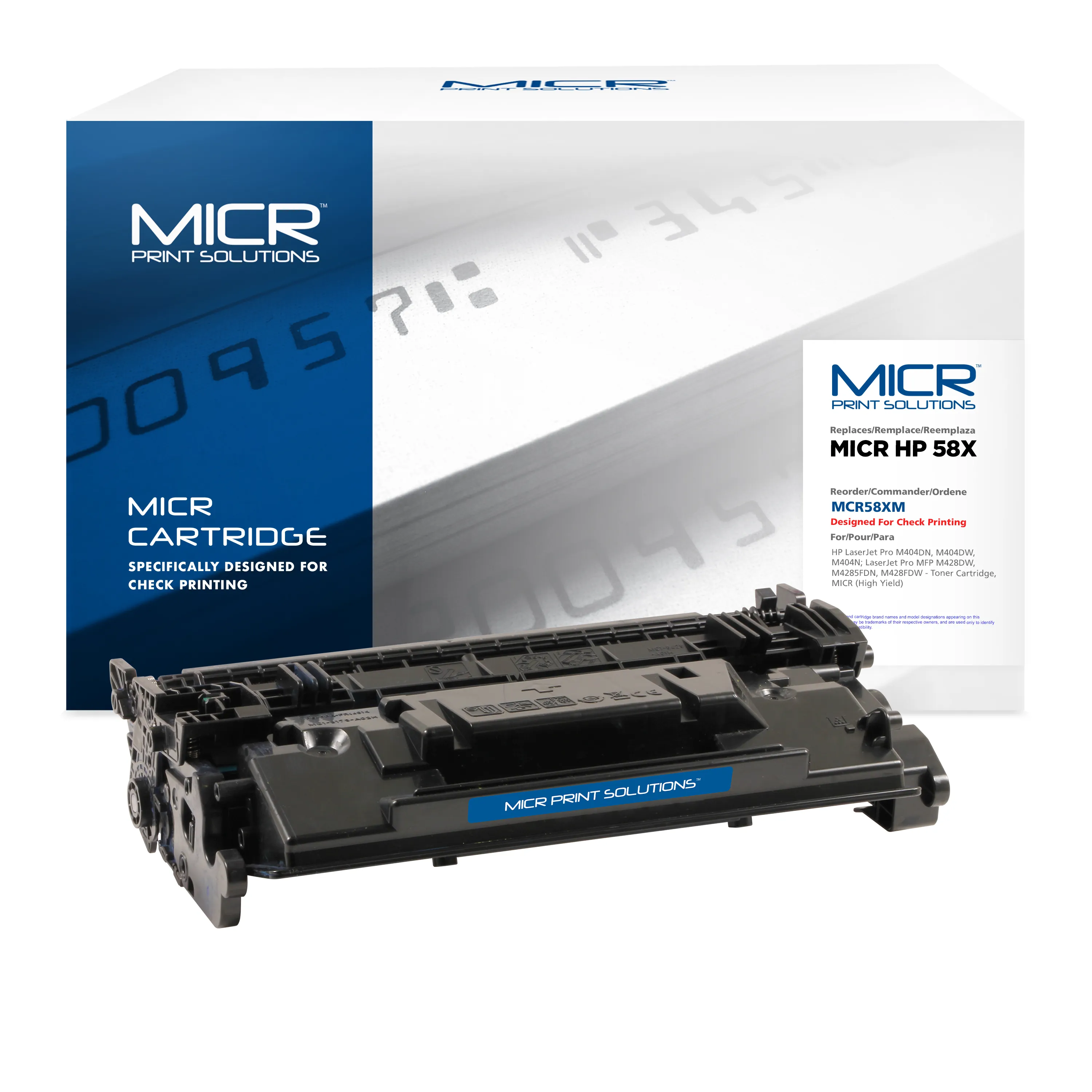 HP CF258X New Replacement Black MICR | Clover Imaging USA