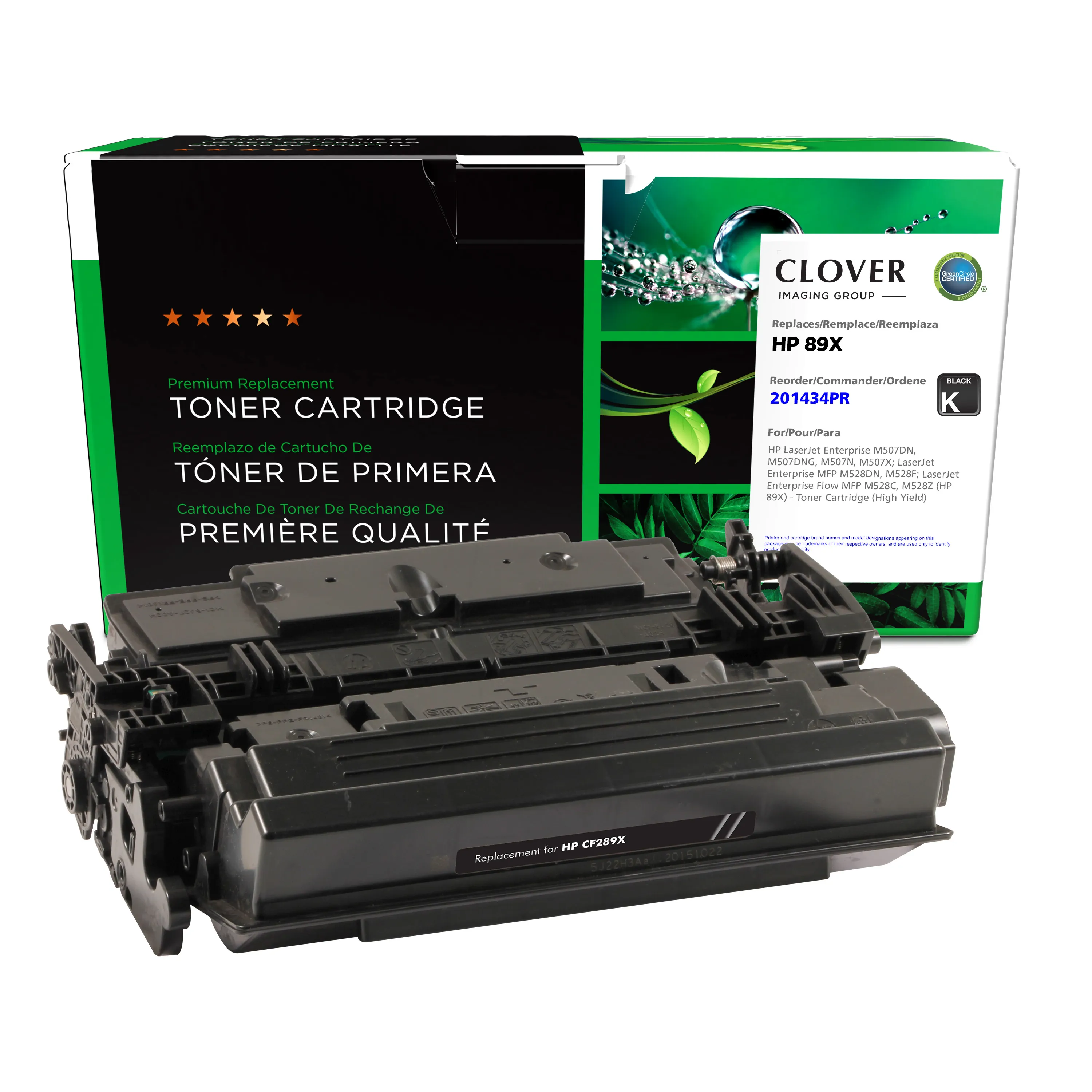 HP CF289X Remanufactured Black Laser Cartridge | Clover Imaging USA
