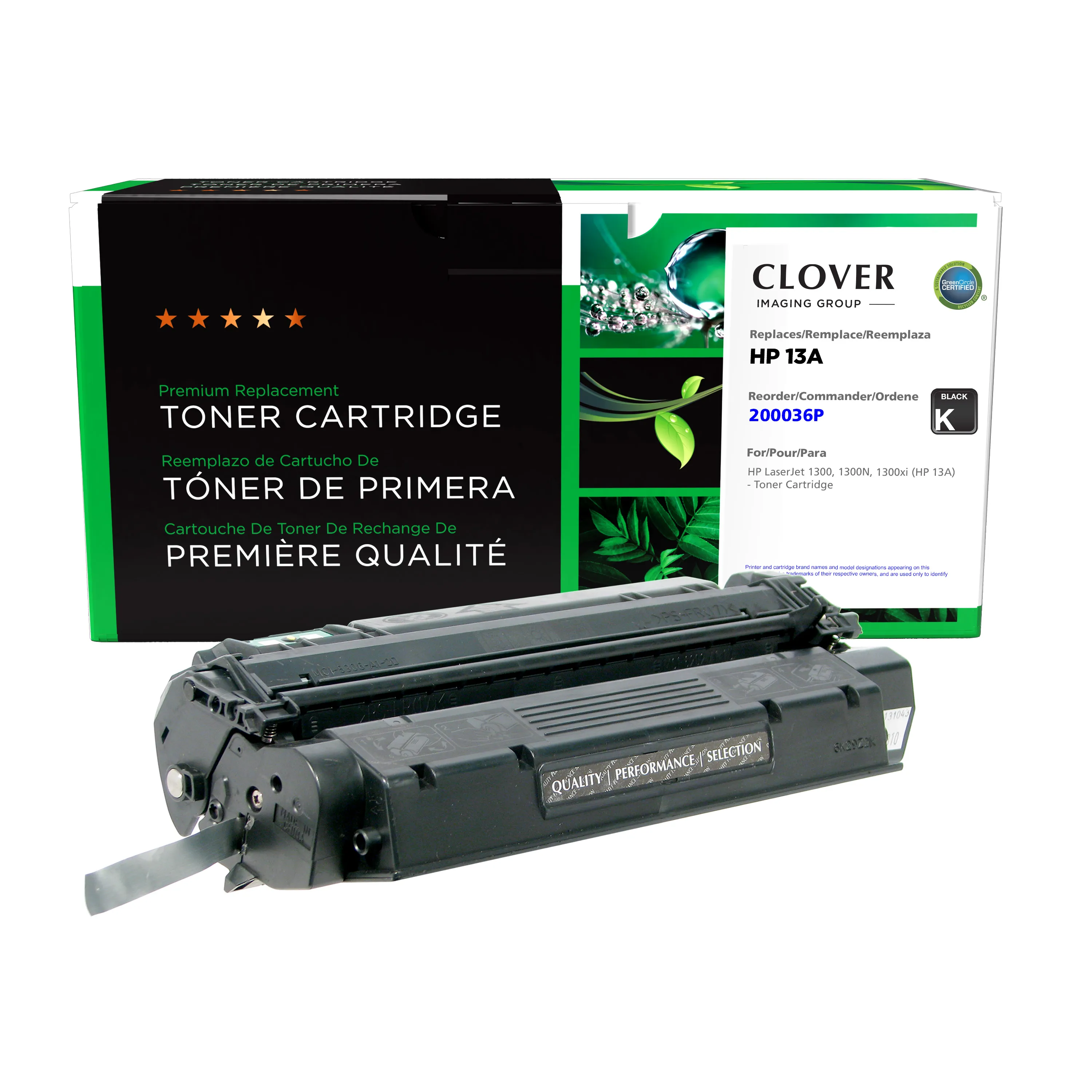 HP Q2613A Remanufactured Black Laser Cartridge | Clover Imaging USA