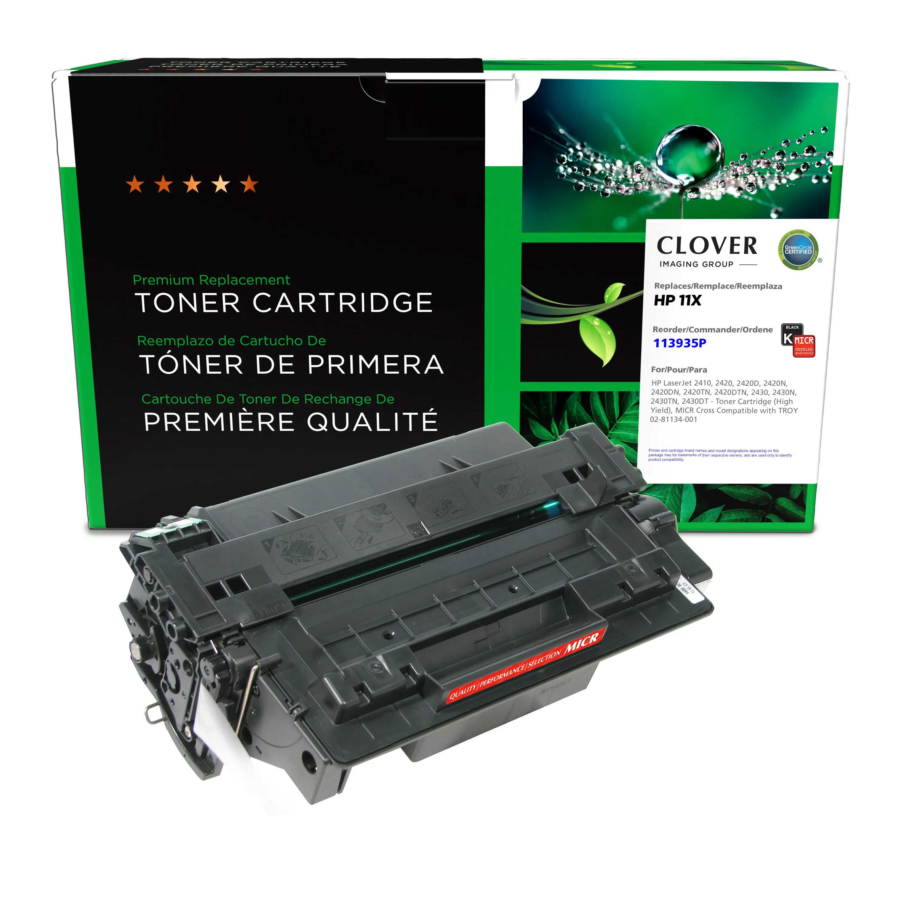 HP Q6511X(M) 02-81134-001 Remanufactured Black MICR | Clover Imaging ...
