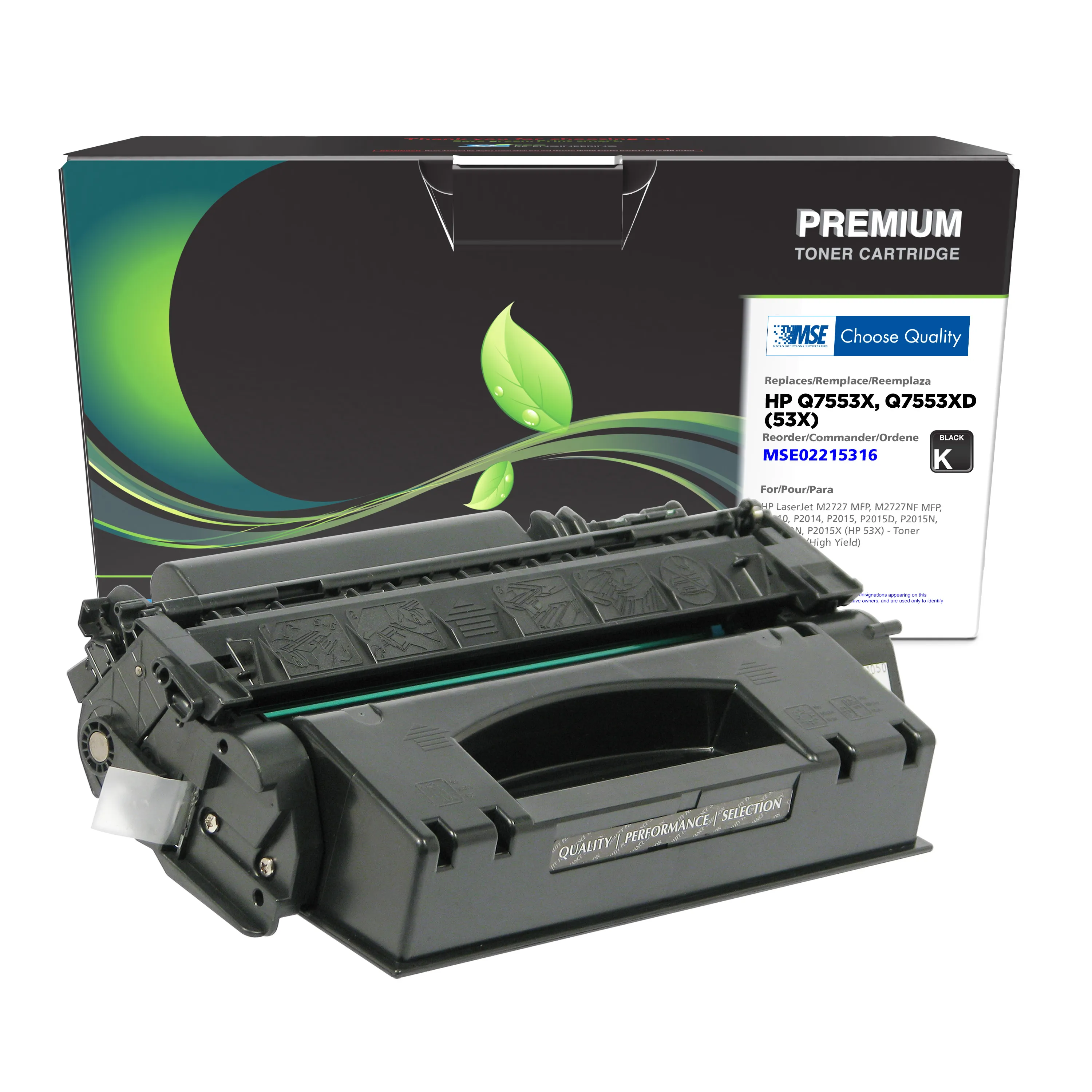 HP Q7553X Remanufactured Black Laser Cartridge | Clover Imaging Group USA