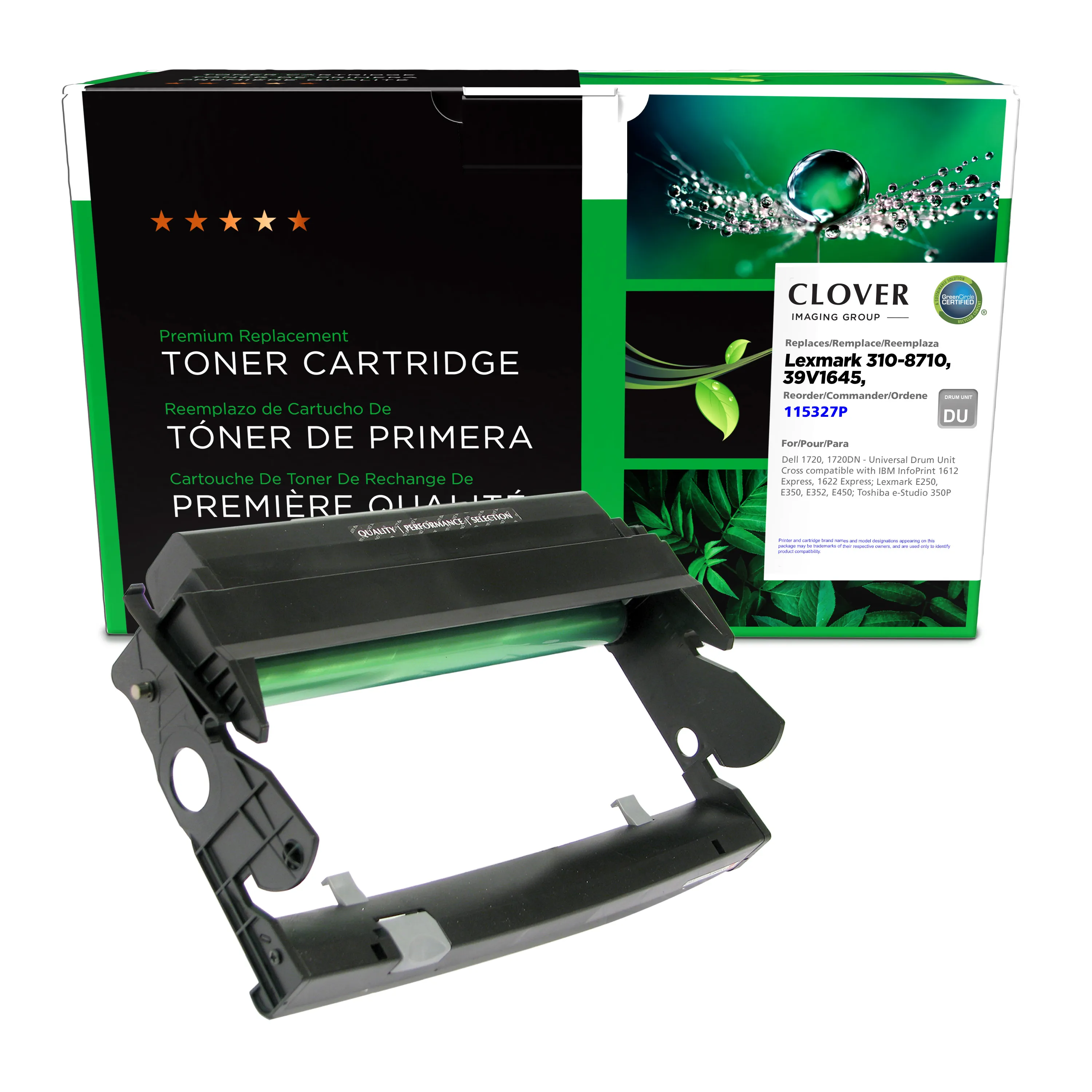 Lexmark E250X22G Remanufactured Black Laser Cartridge | Clover Imaging USA