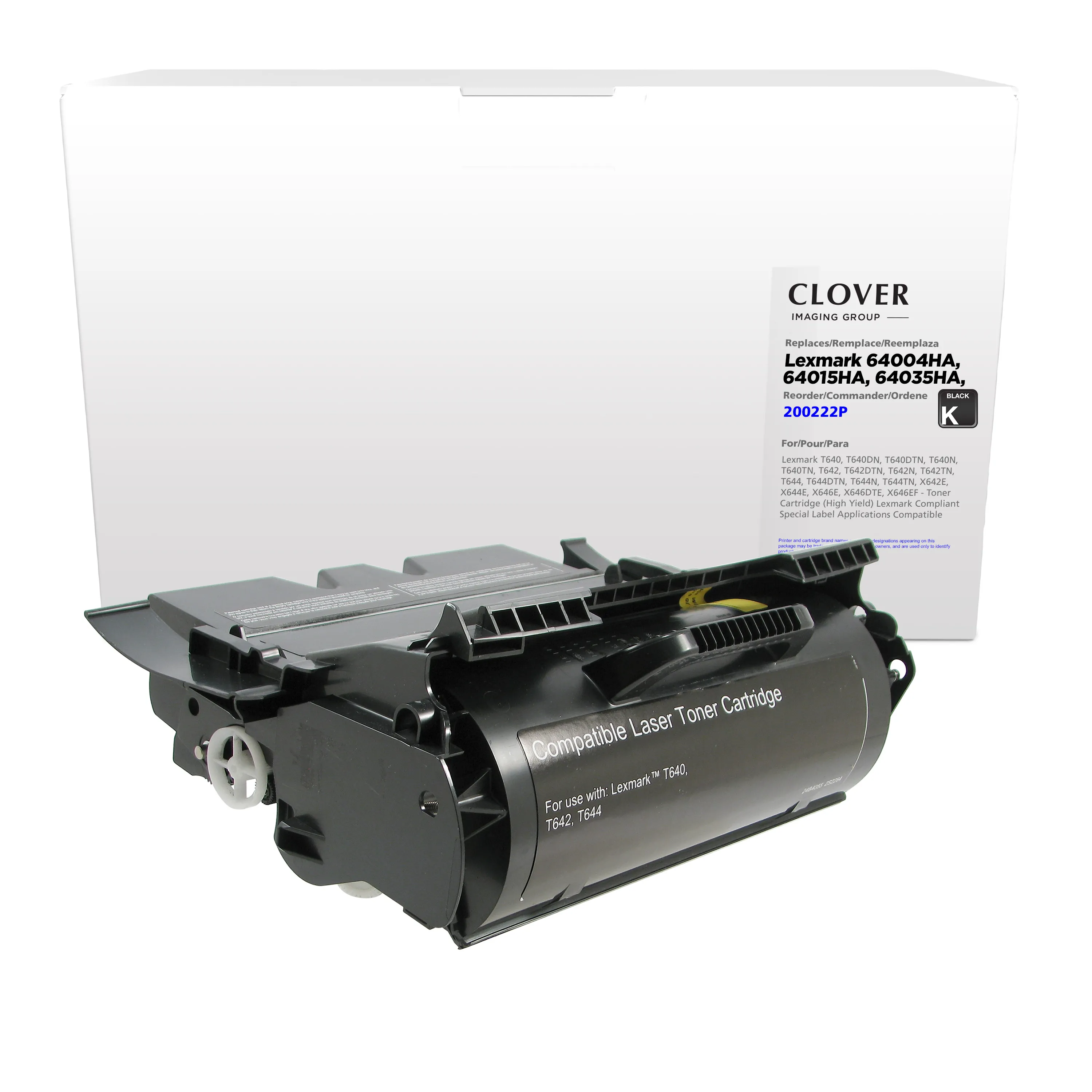 Lexmark 64015HA 64035HA Remanufactured Black Laser Cartridge | Clover ...