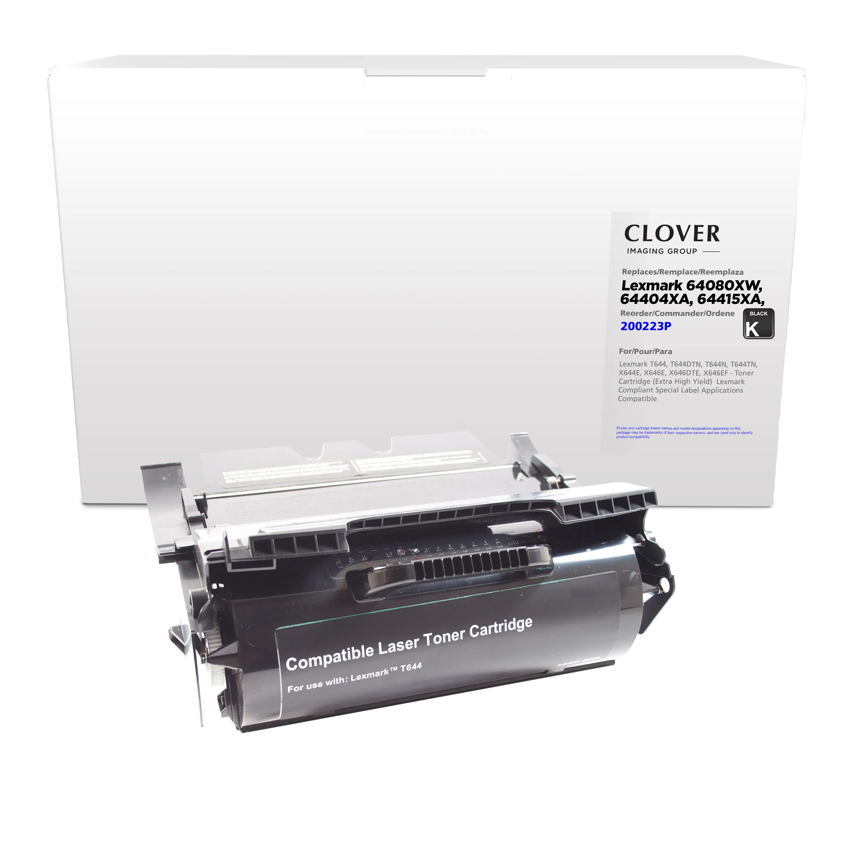 Lexmark 64415XA 64435XA Remanufactured Black Laser Cartridge | Clover ...
