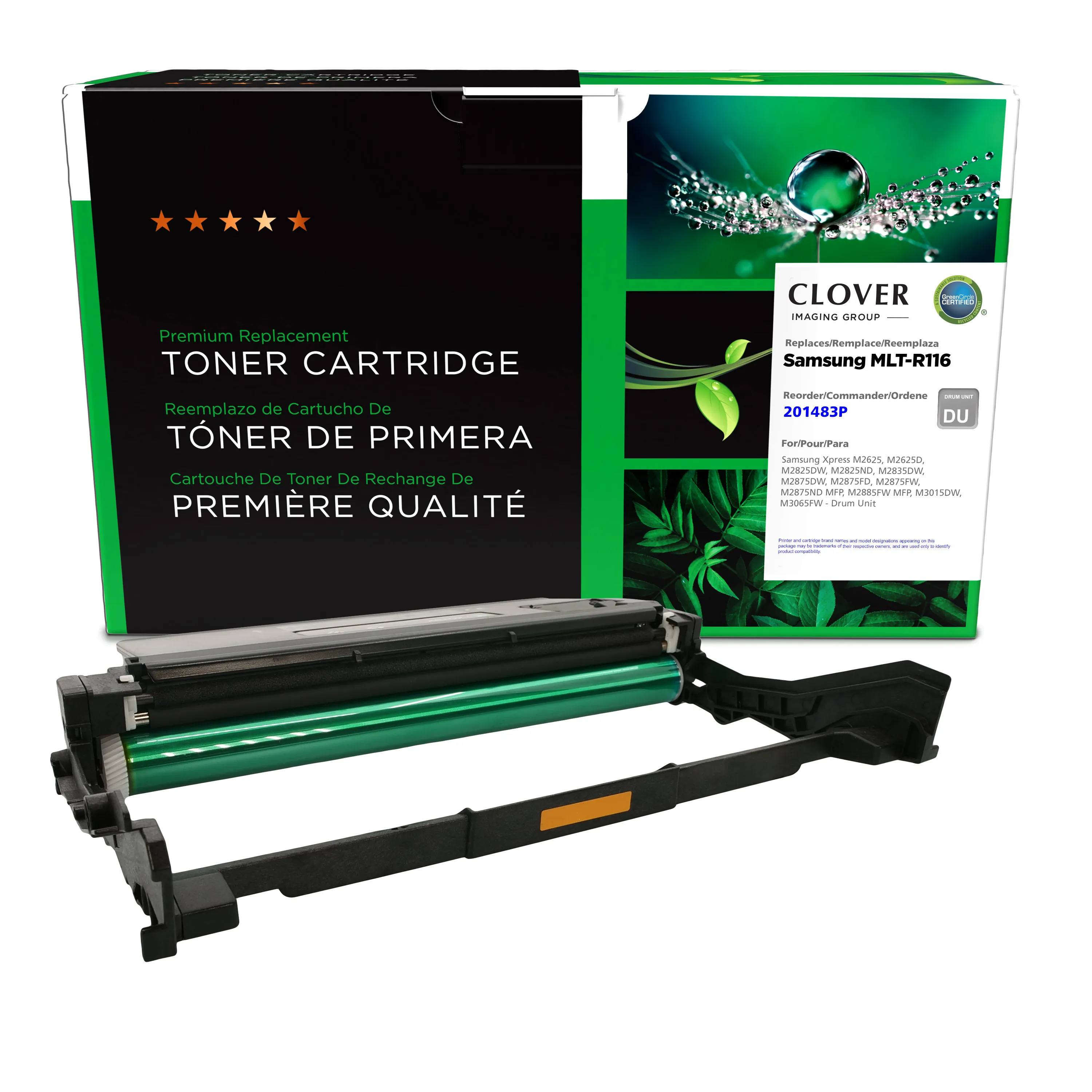 Samsung MLT-R116 SV134A Remanufactured Black Laser Cartridge | Clover ...