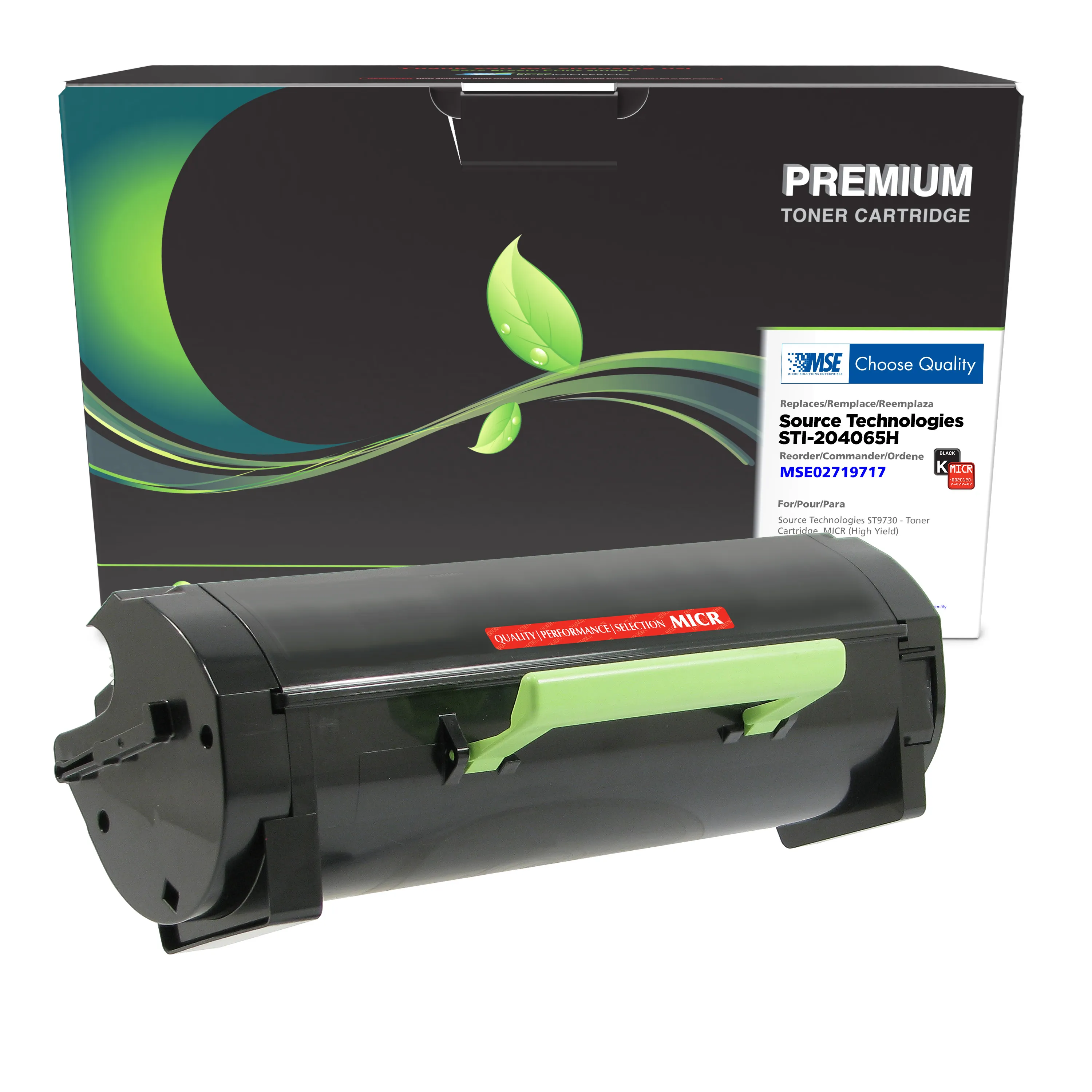 Source Technologies STI-204065H Remanufactured Black MICR | Clover ...