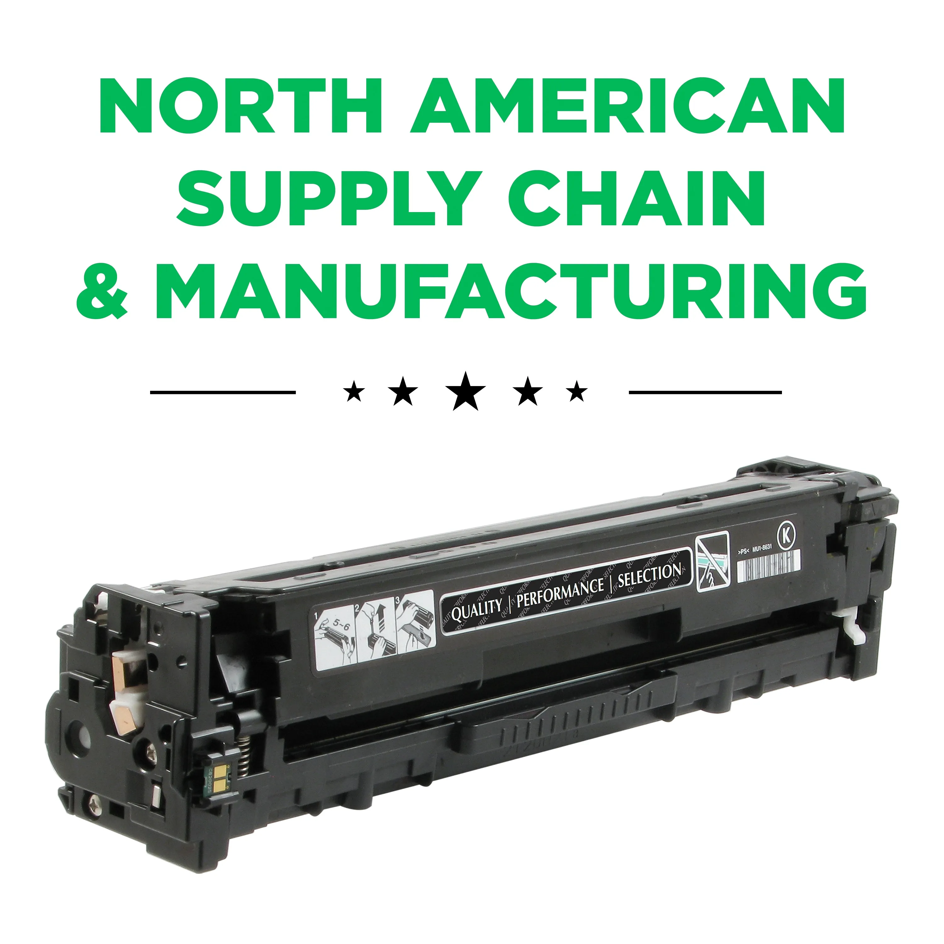 HP CF210A Remanufactured Black Color Laser Cartridge | Clover Imaging USA