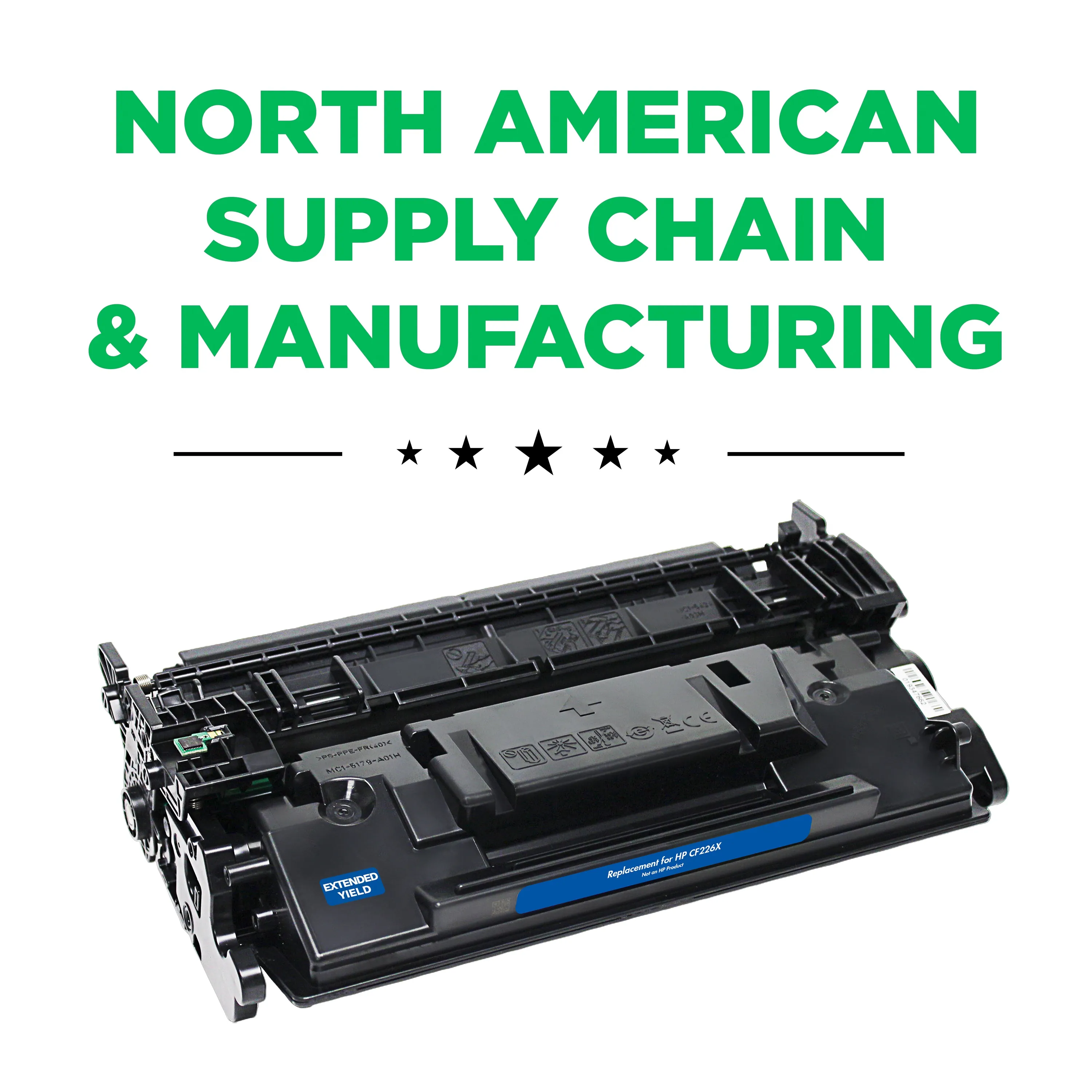 HP CF226X(J) Remanufactured Black Laser Cartridge | Clover Imaging USA