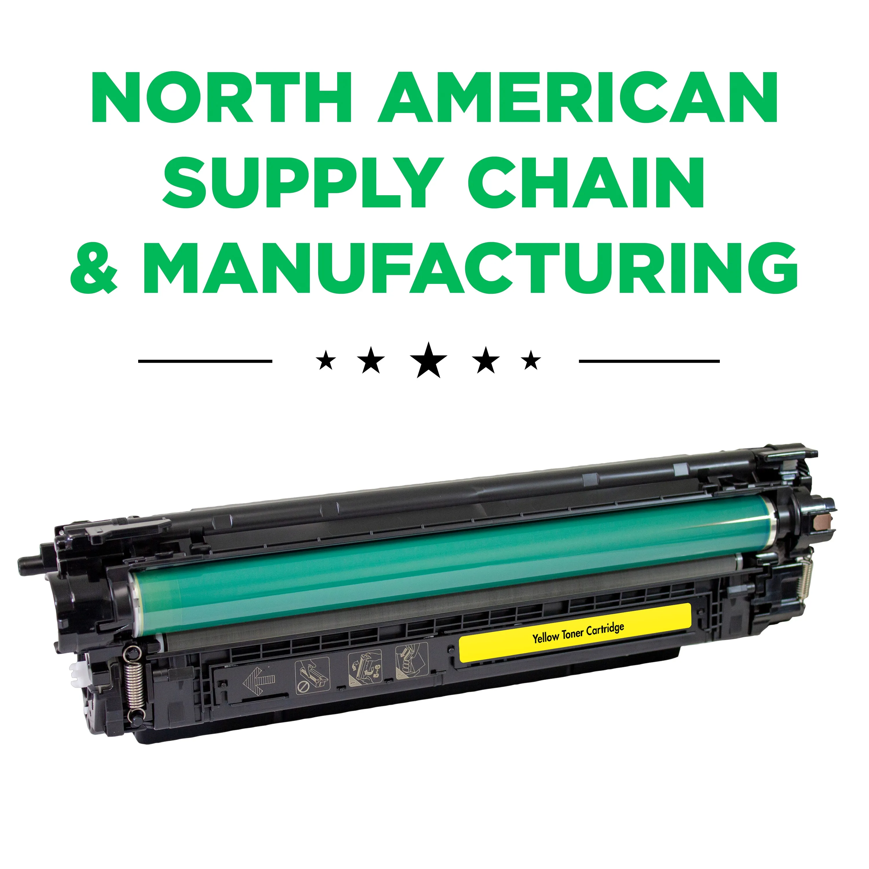 HP CF362X Remanufactured Yellow Color Laser Cartridge | Clover Imaging USA