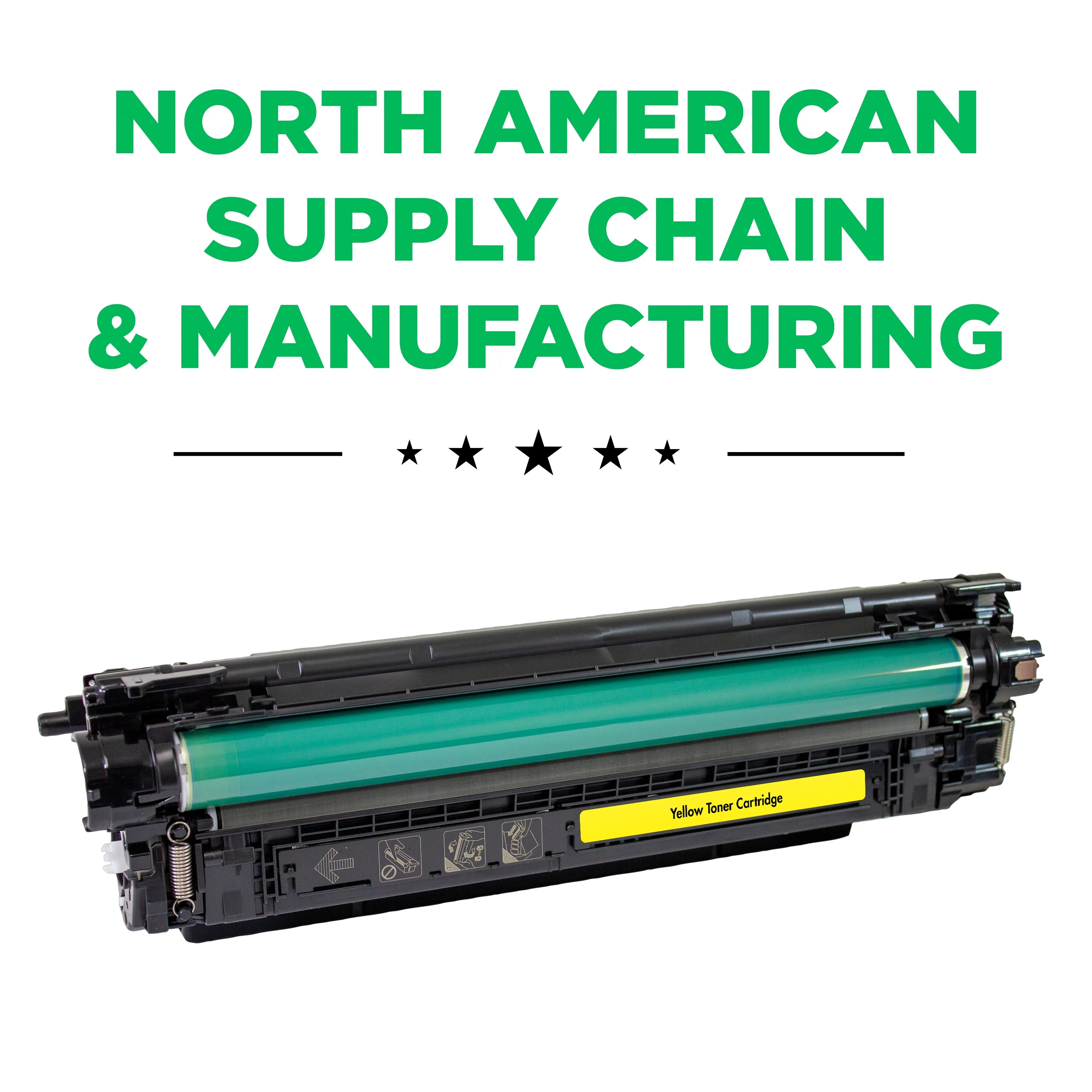 HP CF462X Remanufactured Yellow Color Laser Cartridge | Clover Imaging USA