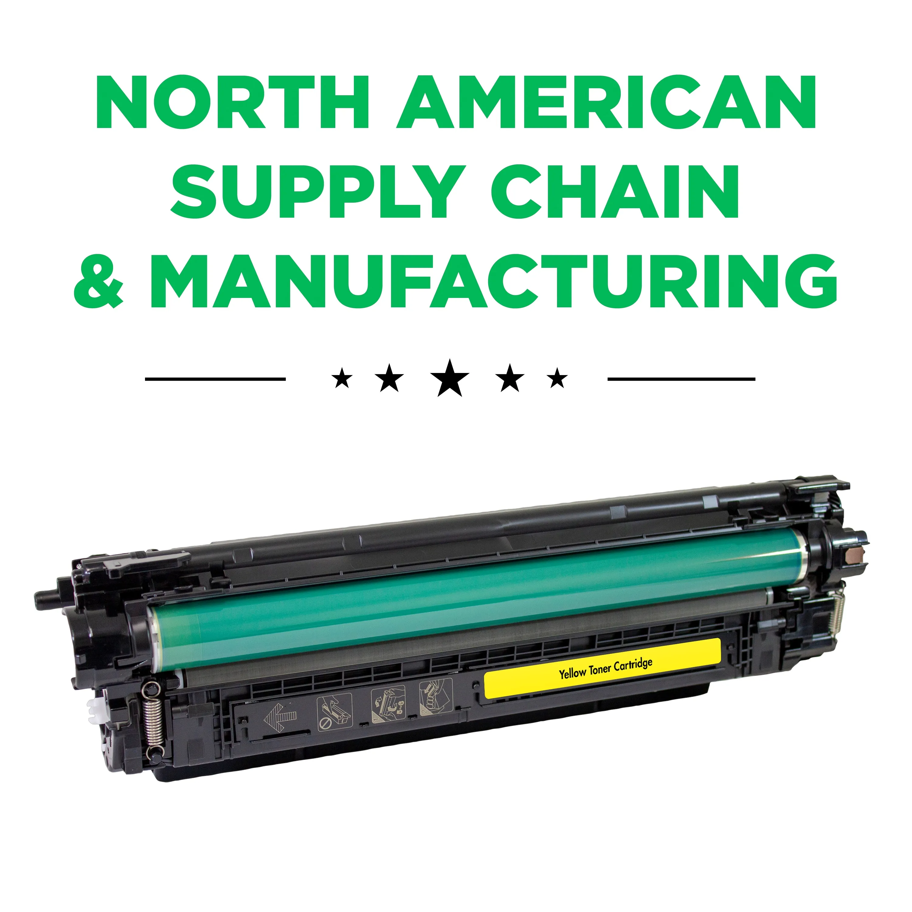 HP CF472X Remanufactured Yellow Color Laser Cartridge | Clover Imaging USA