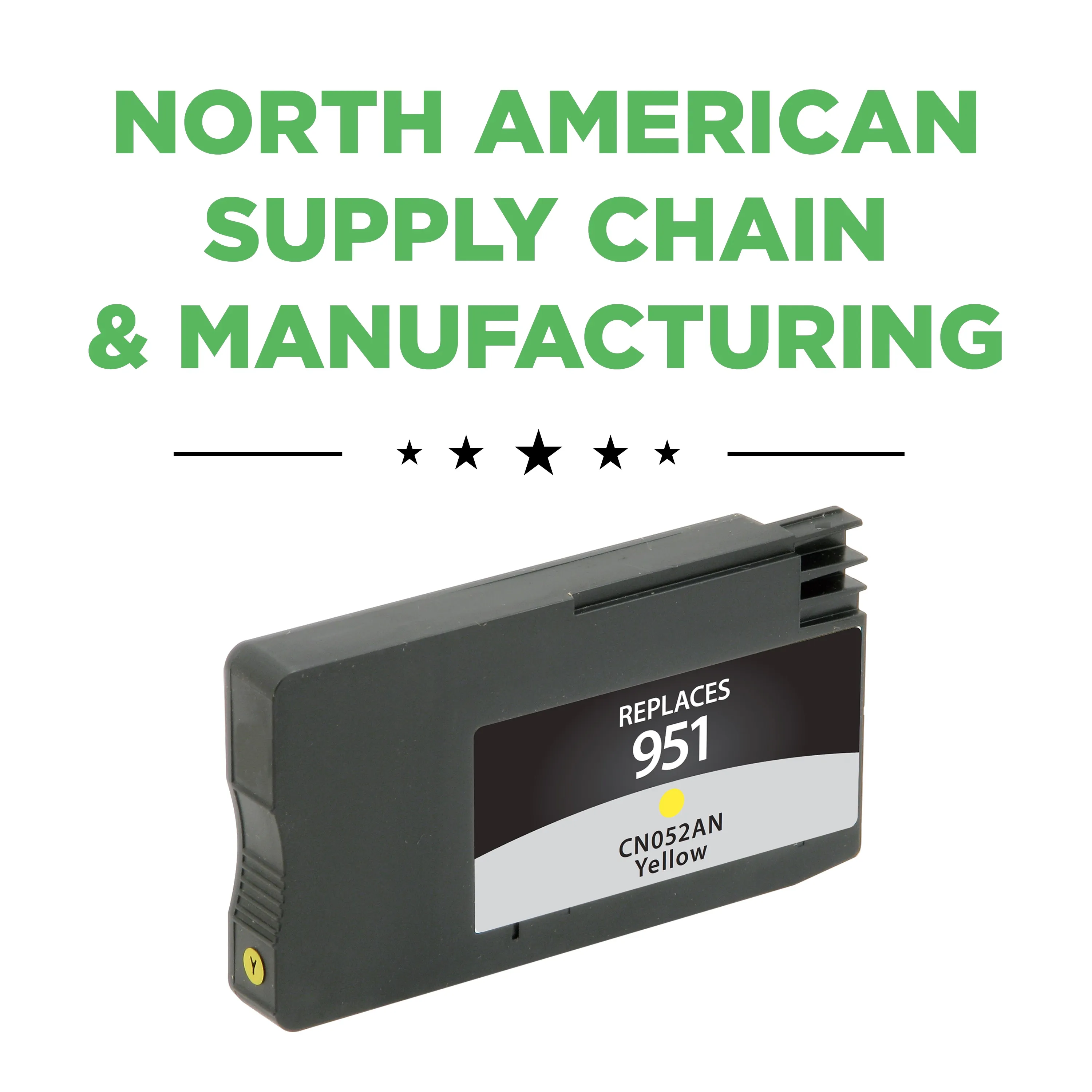 HP CN052AN Remanufactured Yellow Ink Cartridge | Clover Imaging USA