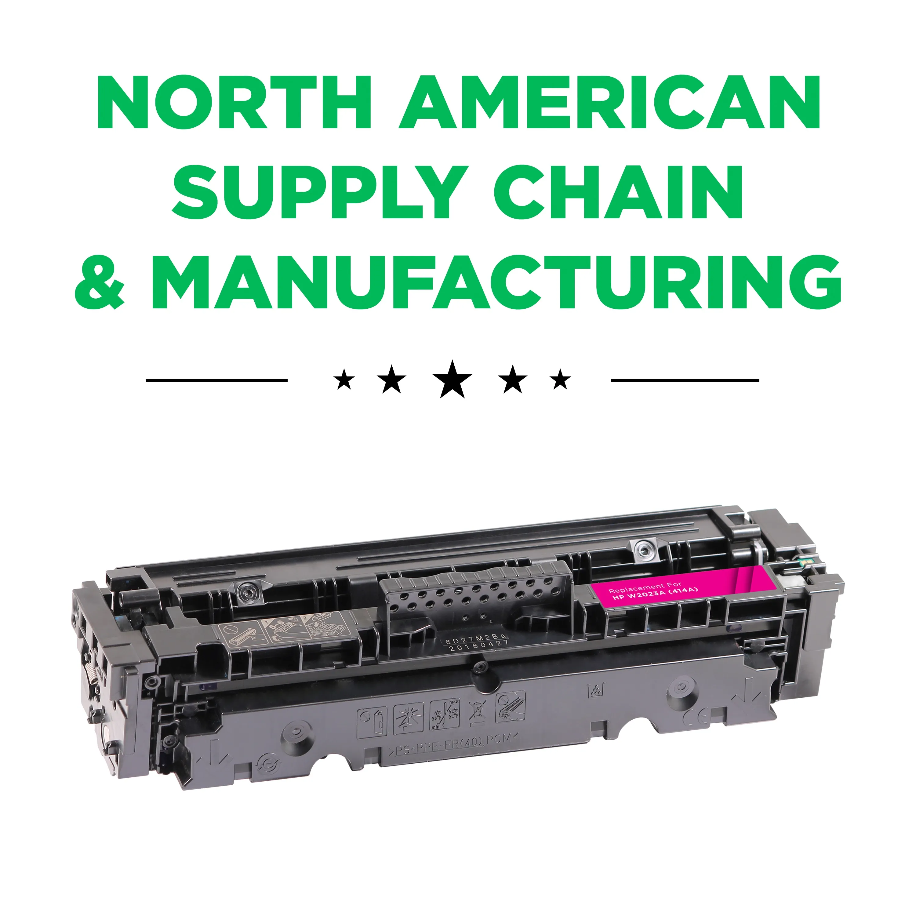 HP W2023A Remanufactured Magenta Color Laser Cartridge | Clover Imaging USA