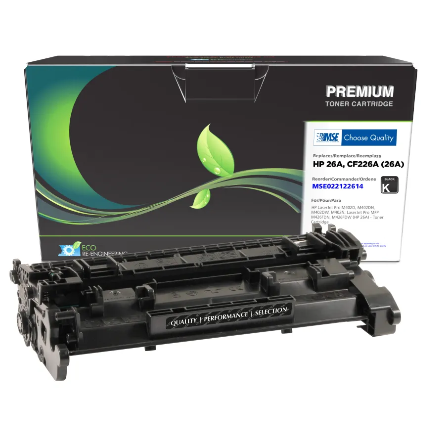 HP CF226A Remanufactured Black Laser Cartridge | Clover Imaging USA