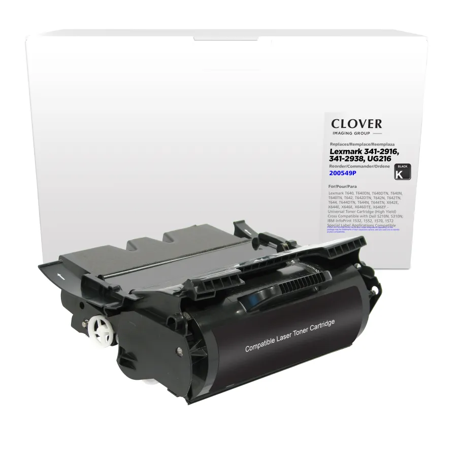 Lexmark 64015HA 64035HA Remanufactured Black Laser Cartridge | Clover ...
