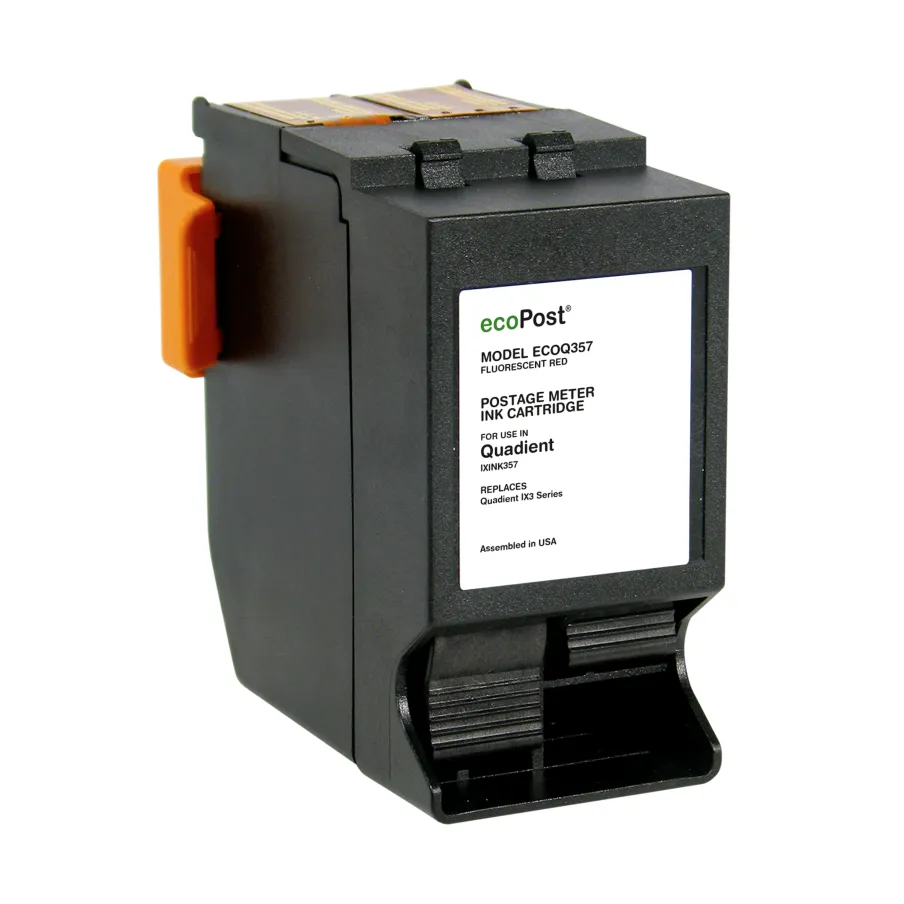 QUADIENT IXINK357 Remanufactured Red Postage | Clover Imaging USA