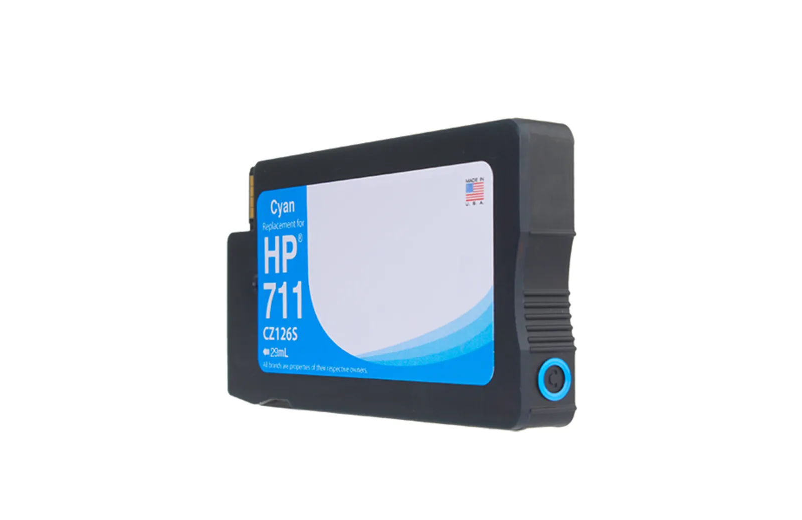HP 711 CZ130A Remanufactured Cyan Wide Format Ink Cartridge | Clover ...