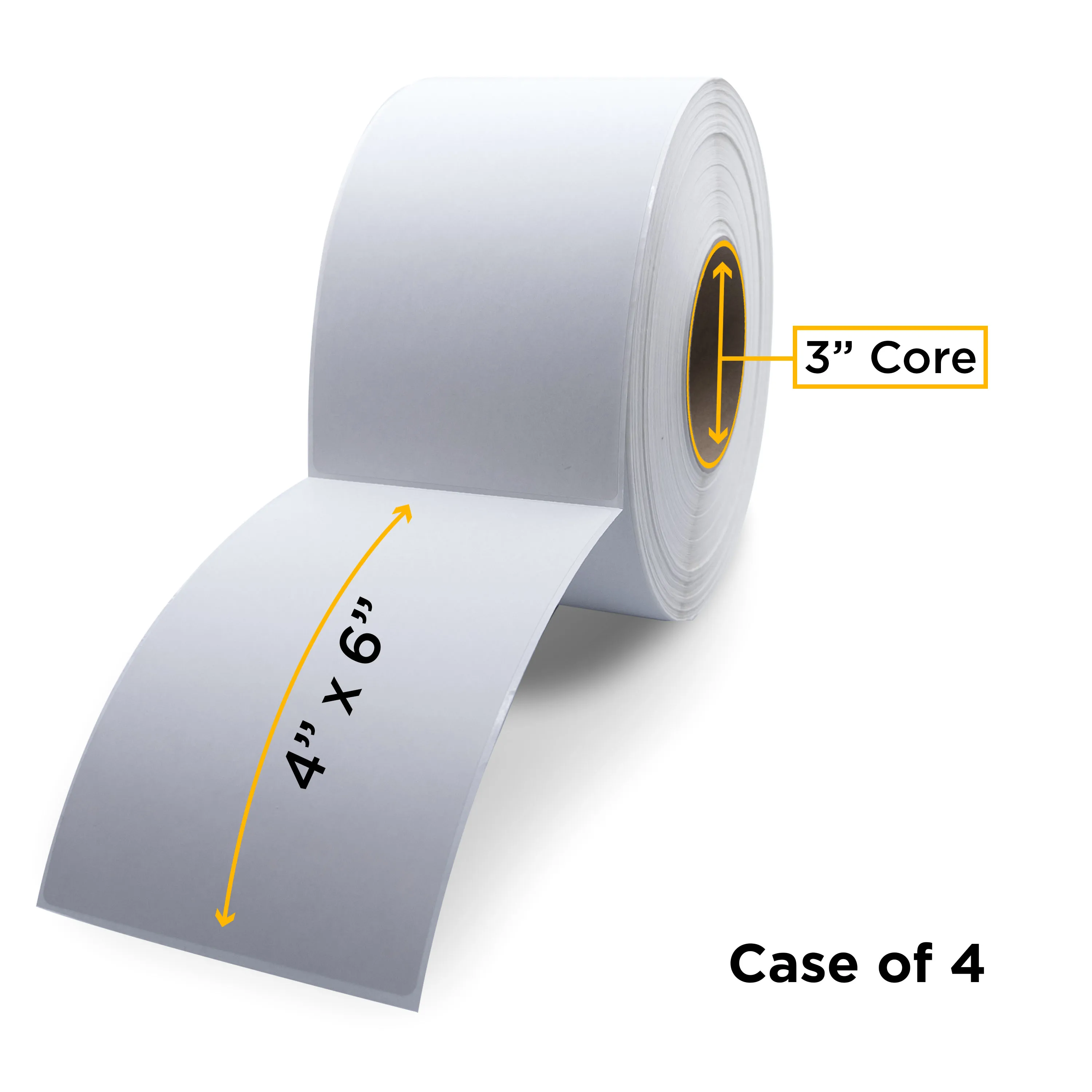 ZEBRA 10000281 Non-OEM New White Barcode Supply | Clover Imaging USA